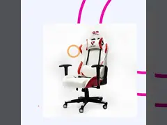 125cm Ample PU Leather Gaming Chair 180 Degree Steel Frame