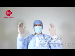 BVB Level 4 Surgical Gown Book Folding Knitted Velcro