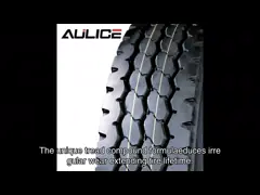 1000R20 AR1017 WITH RIB THREE LINES PATTERNS PRODUCED WITH THAILAND RUBBER USED ON ON MIXED ROAD