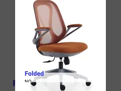 PP Handrail 360 Degree Rotating Chair Mesh Swing 6cm Lift