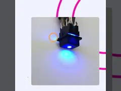 L‘interruttore di tatto illuminato istantaneamente IP40 com Aktor PA66 / PPA (전자 전면 차단기, 이는 즉시 조명)