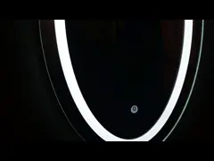 Oval Frameless Wall Mounted Makeup Mirror for Bathrooms Toilets / Bedrooms