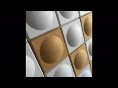 3D Triangles Polyester Acoustic Panels Chamfer Angle