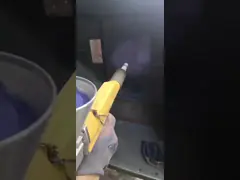 China RAL 1027 Fluidized Bed Powder Coating , Durable Electrostatic Fluidized Bed Coating for sale