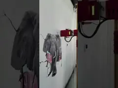 Rohs For Ink CE For machine ZKMC Vertical Wall Printer Printing Robot