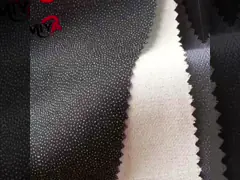 Струя воды маячит Twill 75D соткет сплетенный плавкий Interlining связанный полиэстер