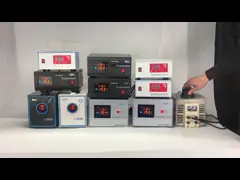 China Single Three Phase Automatic Voltage Stabilizer Steel Case Pure Copper Coil for sale