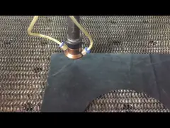 The glass fiber cloth can be automatically cut into various shapes.