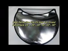 Factory Wholesale Heat Proof Mat For Fire Pit, Deck, Grass, Concrete