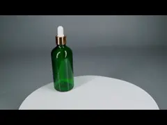 30ml Round Shape Green Frosted Glass Bottles For Essential Oils