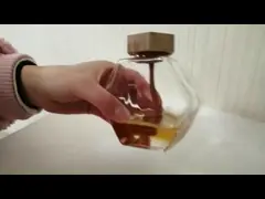 Vidrio vacío Honey Jars With Dipper Eco del hexágono 240ml 380ml - amistoso