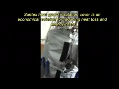 Heat Guard Fiberglass Insulation Cover For Insulation Of Flanges And Pipes