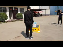 China 0.2 Tons Autonomous Guided Vehicle , Magnetic Navigation Automated Guided Carts for sale