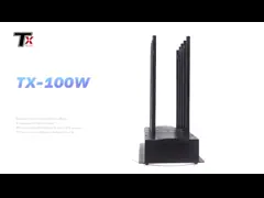 China Custom 100W Mobile Network Jammer Device , 10 Antenna Gps Frequency Jammer for sale