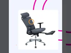 Steel Frame Sponge Ergonomic Chair With Footrest 21kg