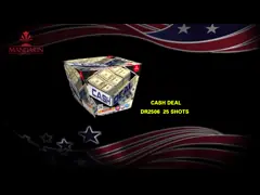 China Chinese Whole Sales 25 Shots New Item Cash Deal Consumer Cake Fireworks for sale