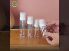 Fuyun flat shoulder pet 60ml 80ml 100ml flat shoulder skincare cosmetic spray bottle