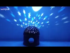 1200mAh luz do disco da bateria 6W com o orador de Bluetooth para o partido