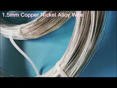 1.5mm Copper Nickel alloy wire Bzn 15-20 wire