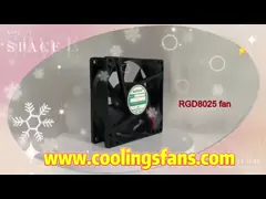 DC Axial Cooling Fan 80x80x25mm