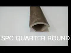 Polyvinylchlorid 6mm Laminate Flooring Quarter Round Transition