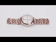 Stainless Steel Strap Men Wrist Watch , Movement Alloy Watch Customized Logo