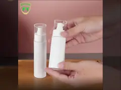 Fuyun PET 60ml/100ml/120ml durable plastic Clear cream skincare cosmetic jar with white cap