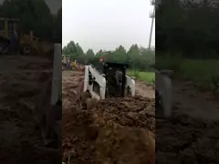 wheel Crawler loader 700kg 1000kg 1050kg 1200kg 1500kg skid steer loader with cabin