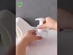 250ml PETG Square Foaming Soap Dispenser For Skin Care