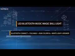 Bulbo do diodo emissor de luz da ampola 2700Lm de A2DP RGBW Dimmable Bluetooth com música