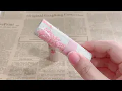 Plastic Inner Refillable  Empty Lipstick Tube Labeling Surface