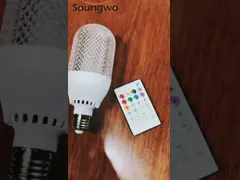 RGBW Bluetooth Diamond Led Bulb Wireless Remote Control 12W BLE 5.0