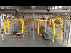 3D Design Automobile Assembly Line Car Assembly Plant Corporation Installation