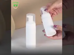 Fuyun White color pet plastic 100ml/120ml/150ml facial wash soap foam pump bottle