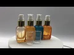 Perfume Glass Pump Bottle Special Design 20ml For Lotion And Serum