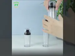 Fuyun 50ml 80ml 100ml PET Clear plastic skincare cosmetic lotion pump bottle
