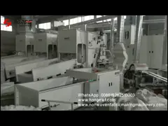 China 6500mm Nonwoven Felt Making Machine , Textile PP Non Woven Fabric Making Machine for sale