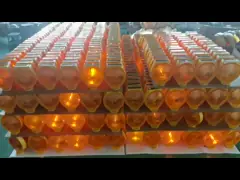 solar barricade light with yellow flashing