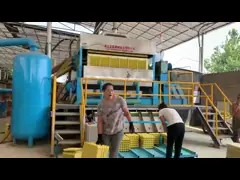 egg tray machine ewith metal dryer