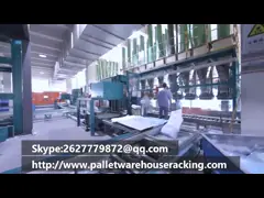 Lagerstätte mit 4 Ebenen mit Palettenregalen für schwere Arbeiten blau 24 x 144