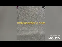 The White Beaded Embroidery Lace Fabric For Wedding Dresses Update