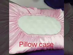 Customized Washable Double Layer Silky Satin Pillow Case 20x26