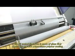 Fireproof Polyurethane (PU) Coated Fiberglass Cloth Heat Protection Thermal Insulation