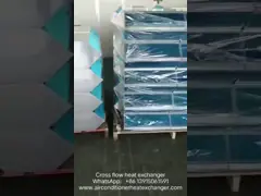 Cross flow heat exchanger