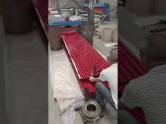 Come fare la foglia di techo ondulé vorgefärbt / Galvanisiertes Dach von der Blechplatte?