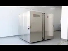 Liquid nitrogen cabinet freezer