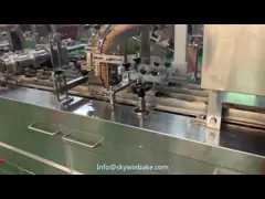 Maschine zur Verpackung von Keksen für Sandwiches mit Creme ohne Tray