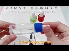 China Aromatherapy Round Essential Oil Bottle Plastic Dropper 100ml for sale