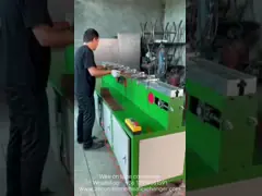 Wire on tube cubic condenser automatic welding process