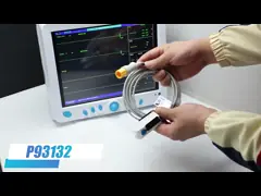 Digital 6 wiederverwendbarer Sensor Spo2 Pin 3m kompatibel für Contec